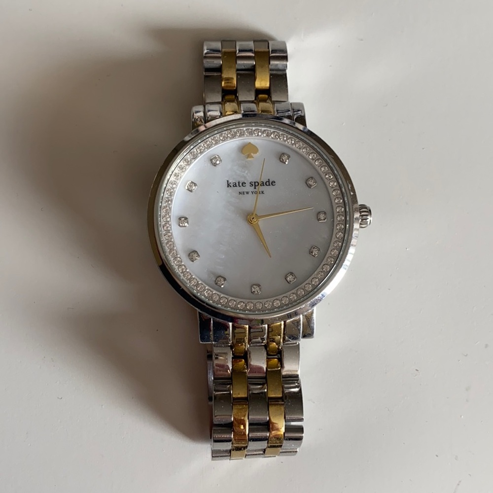 Kate Spade Silver And Gold Tone Watch - Gem